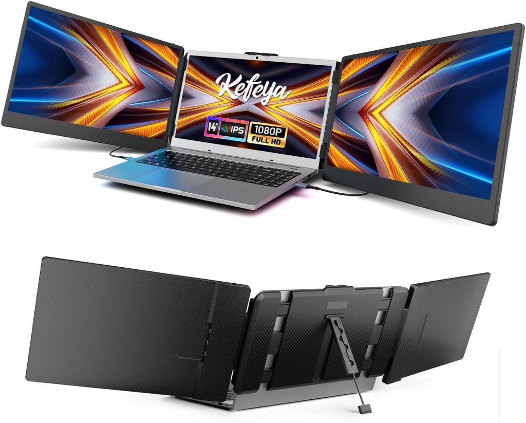 Ecrã de 14"extensor para portátil FHD 1080P IPS 2 Displays